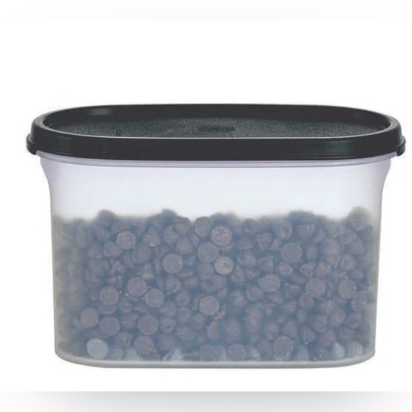 Tupperware | Kitchen | Tupperware Modular Mates Oval 2 With Black Lid ...